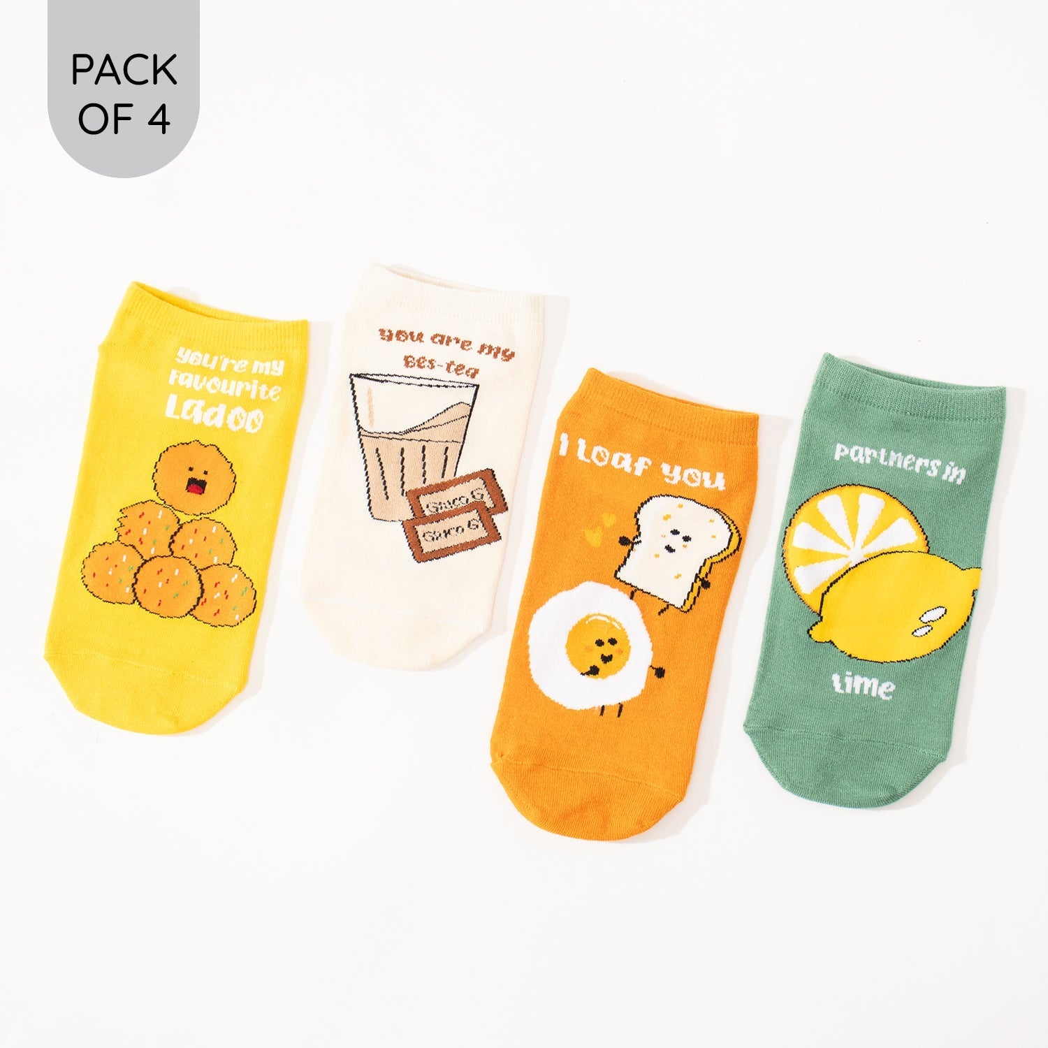 Eat Love Repeat Tees – Fun Cotton Socks for a Healthy Snack Lover's ...