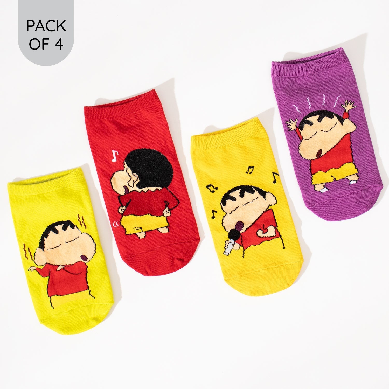 Shinchan: Playful Music Socks – Thela Gaadi