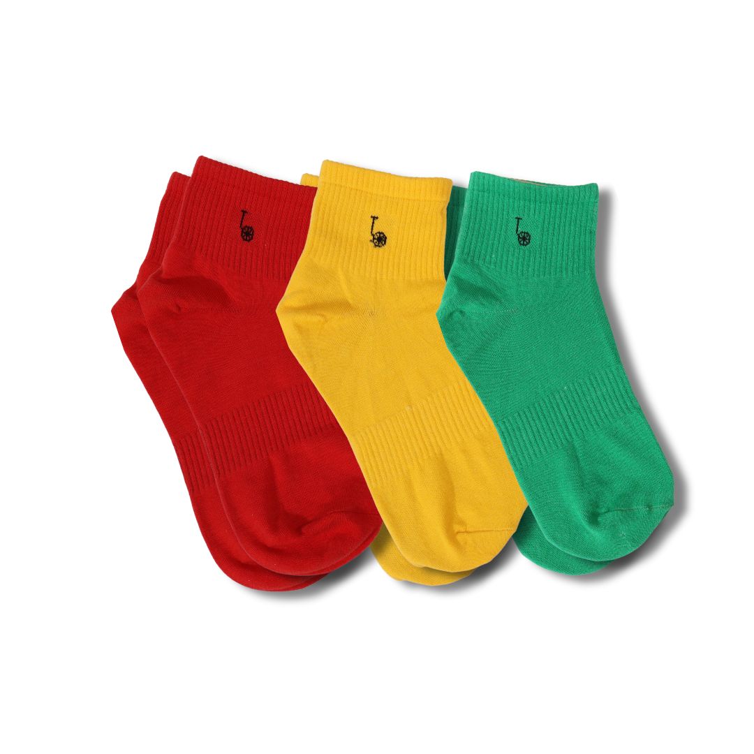 TG Basic Solid Socks (Pack of 3) – Thela Gaadi
